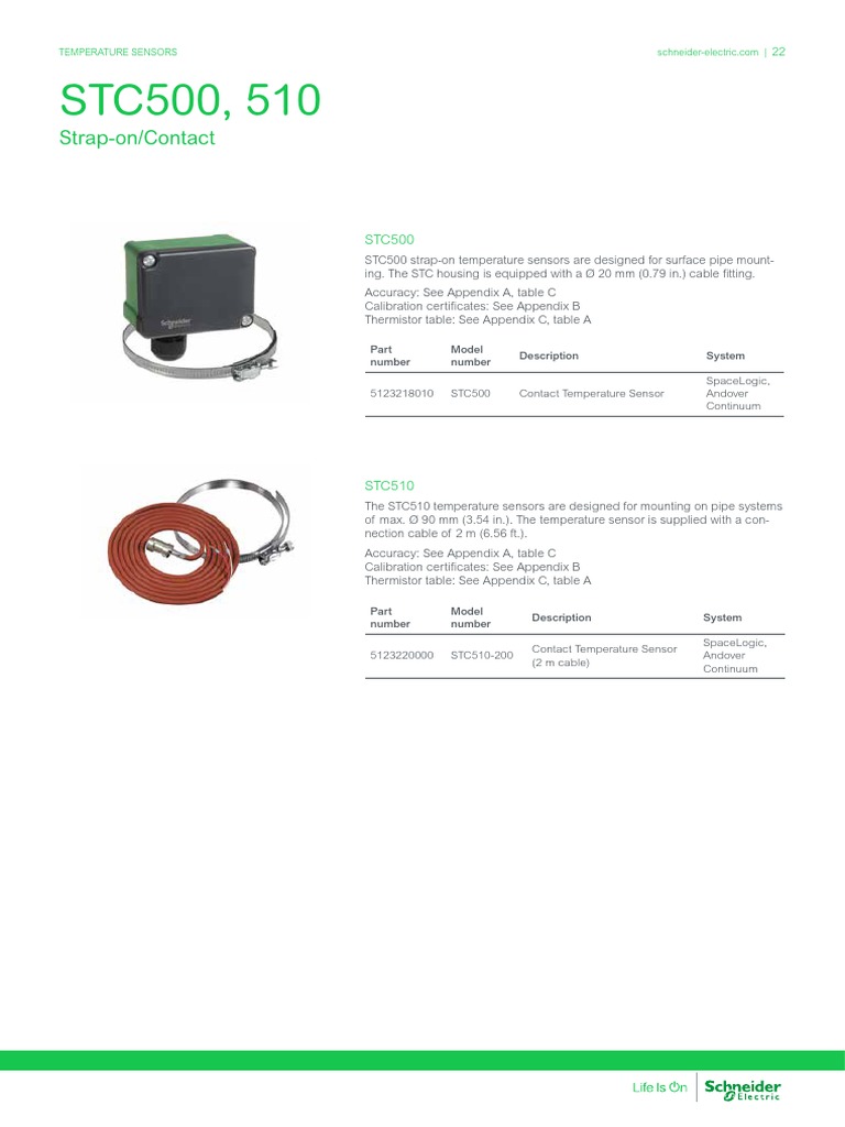 Pages From HVAC Sensors Catalog EMEA APAC F-27839-20 - Part2 | PDF