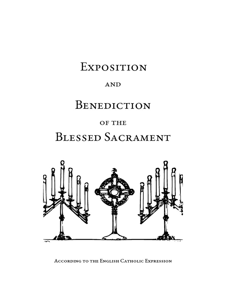 The English Catholic Rite of Benediction | PDF | Blessing | Mary ...