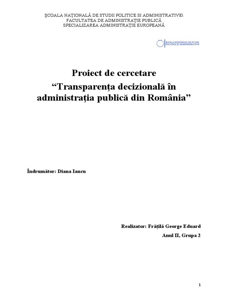 SAE Proiect | PDF