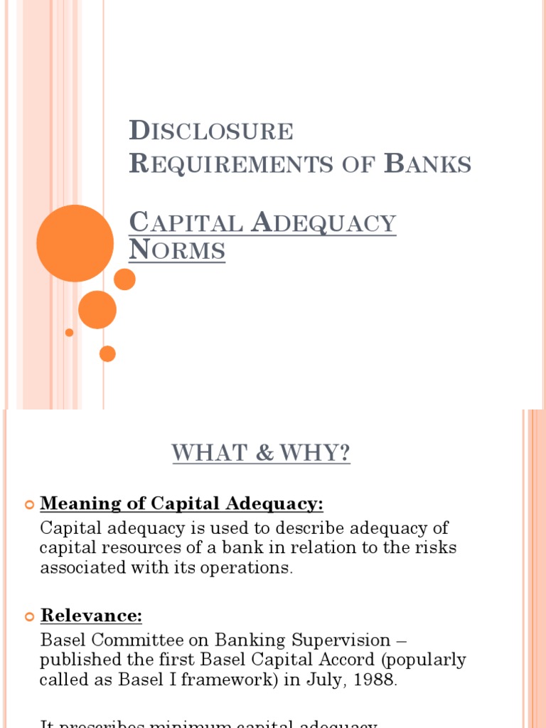 Capital Adequacy Norms | PDF | Capital Requirement | Basel Iii