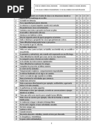 TEST DE CONNERS (Completo) | PDF | Sicología | Conceptos psicologicos