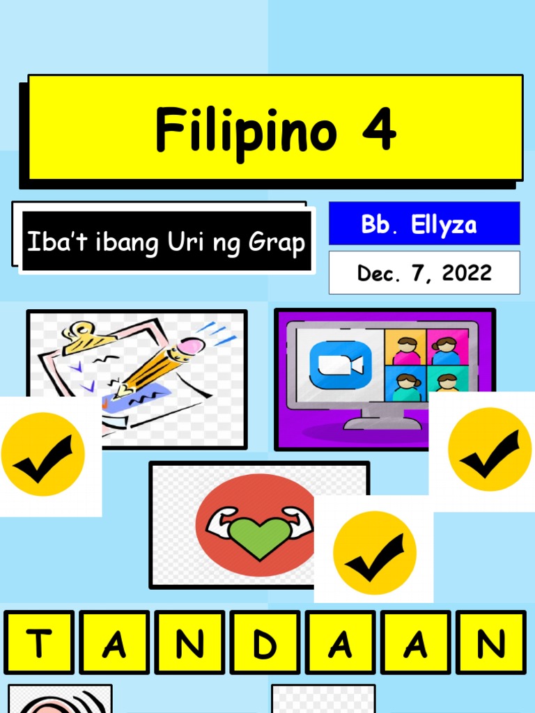 Fil4 - Iba't Ibang Uri NG Grap | PDF