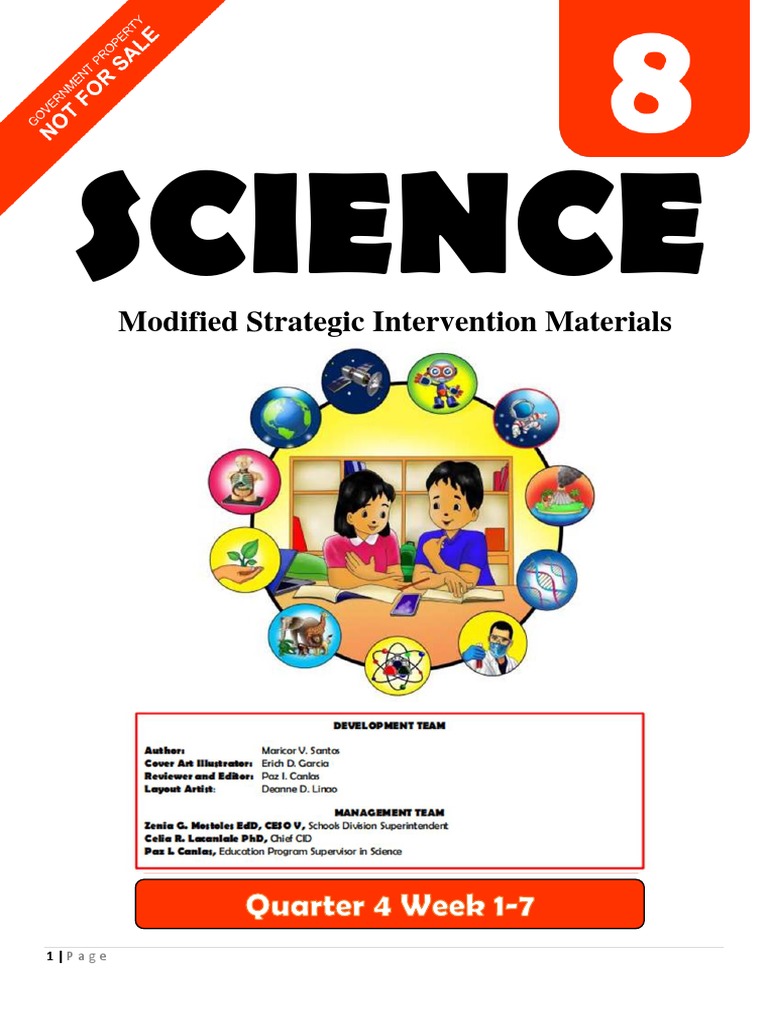 SCIENCE. 8 Q4 Week-1 7 | PDF | Dominance (Genetics) | Digestion
