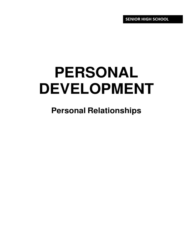 Personal Relationships | PDF | Friendship | Intimate Relationships