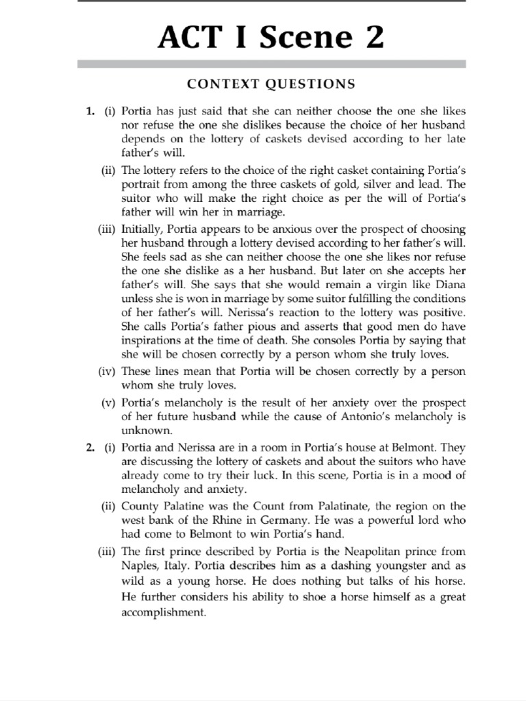 MOV Act1 Scene 2 | PDF