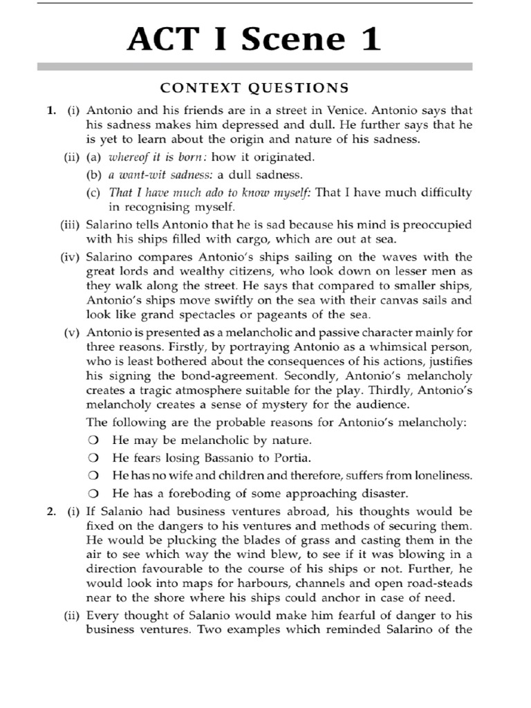 MOV Act1 Scene1 | PDF