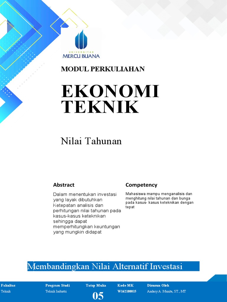 Modul 06 - Internal Rate of Return | PDF