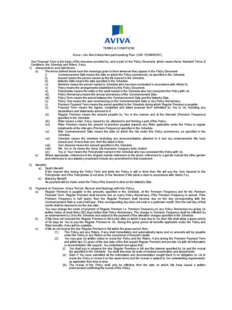 ILife TC | PDF | Insurance | Taxes