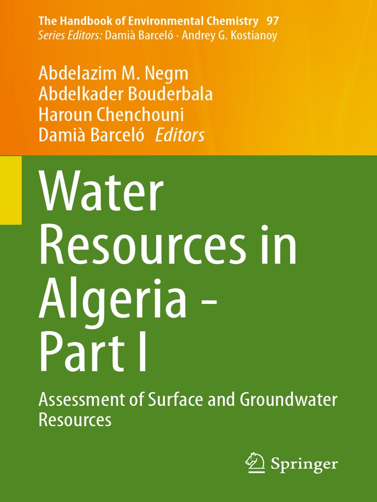 Water Resources in Algeria - : Abdelazim M. Negm Abdelkader Bouderbala ...