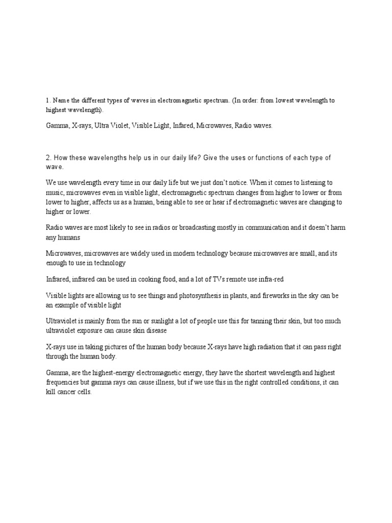 Electromagnetic Waves | PDF