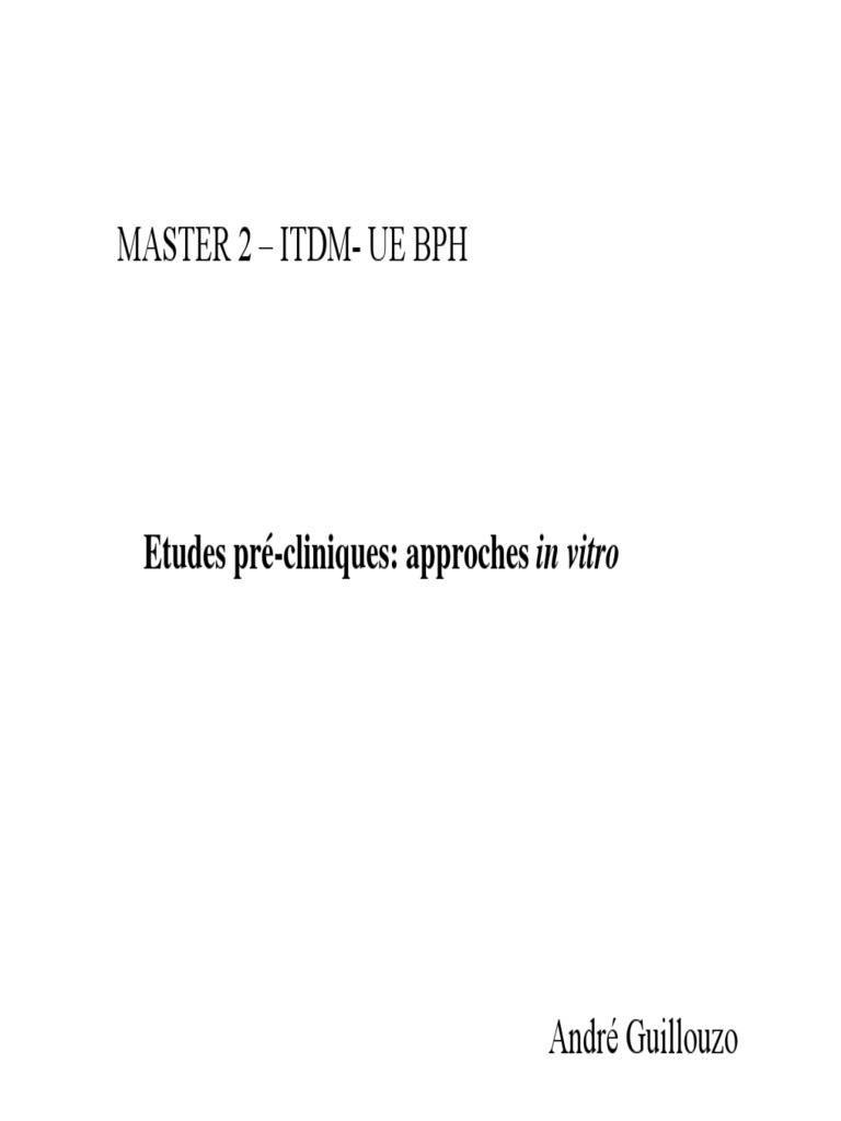 Master ITDM - BPH.Devlop Clinique | PDF | Chromosome | Mutation