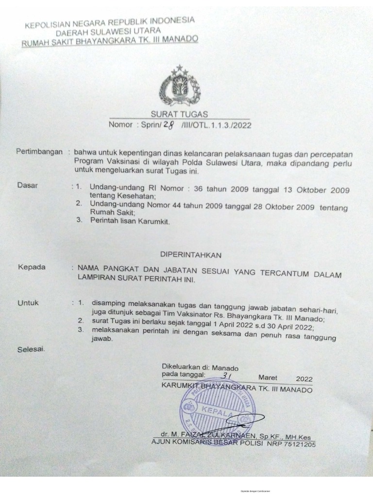 Jadwal Vaksinator Bulan April 2022 | PDF