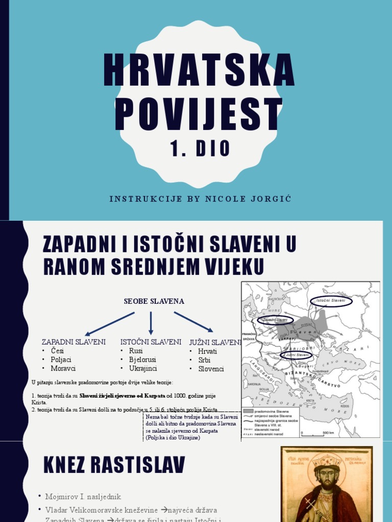 Hrvatska Povijest 1. Dio | PDF