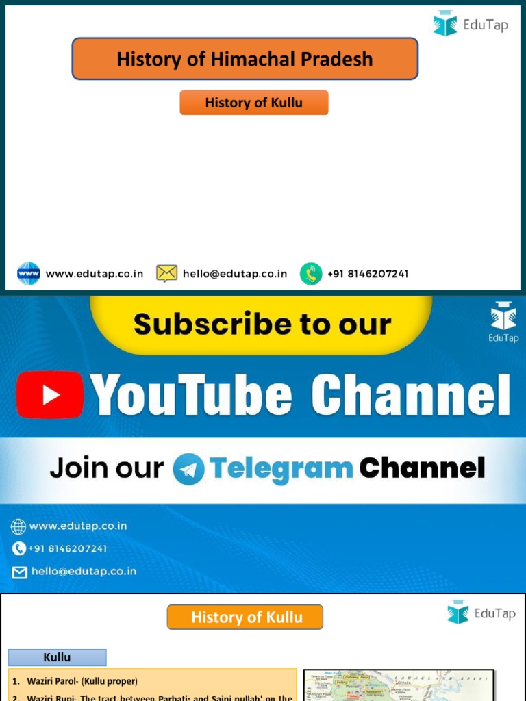 History of HP - 13 History of Kullu | PDF | South Asia