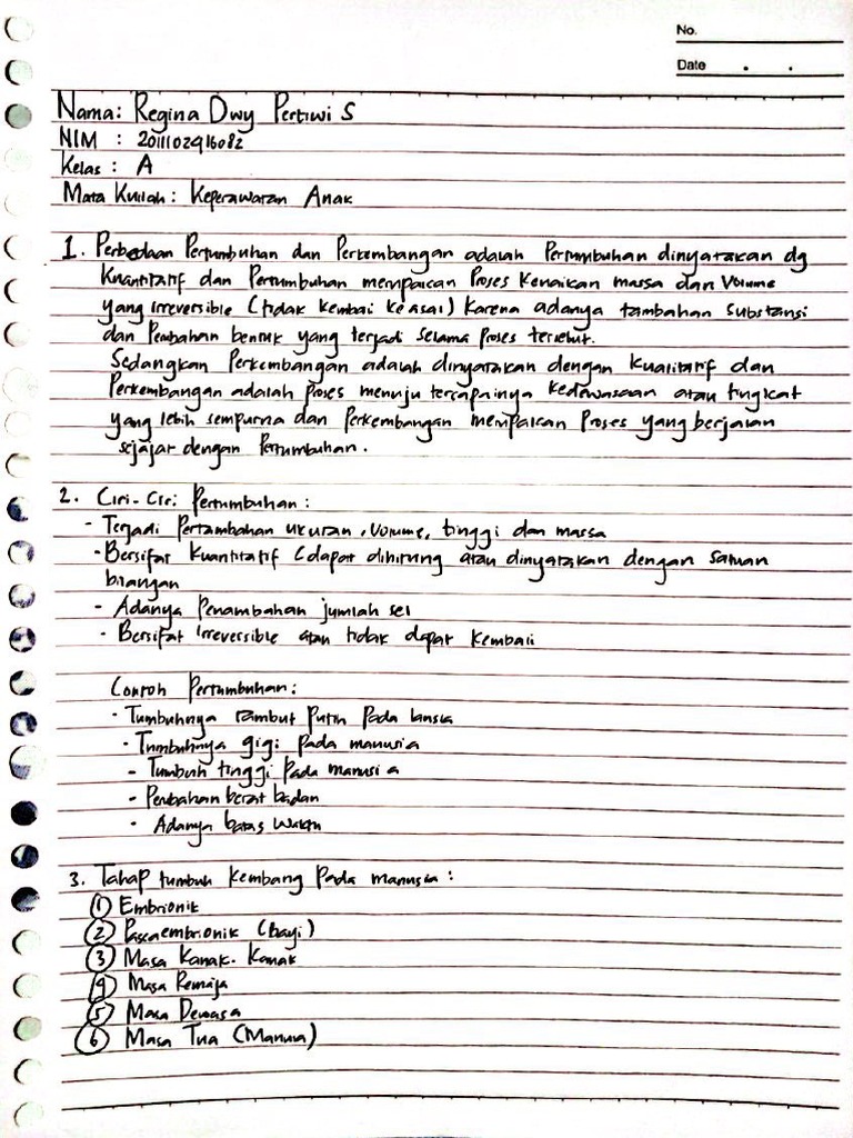 Kep Anak Regina | PDF