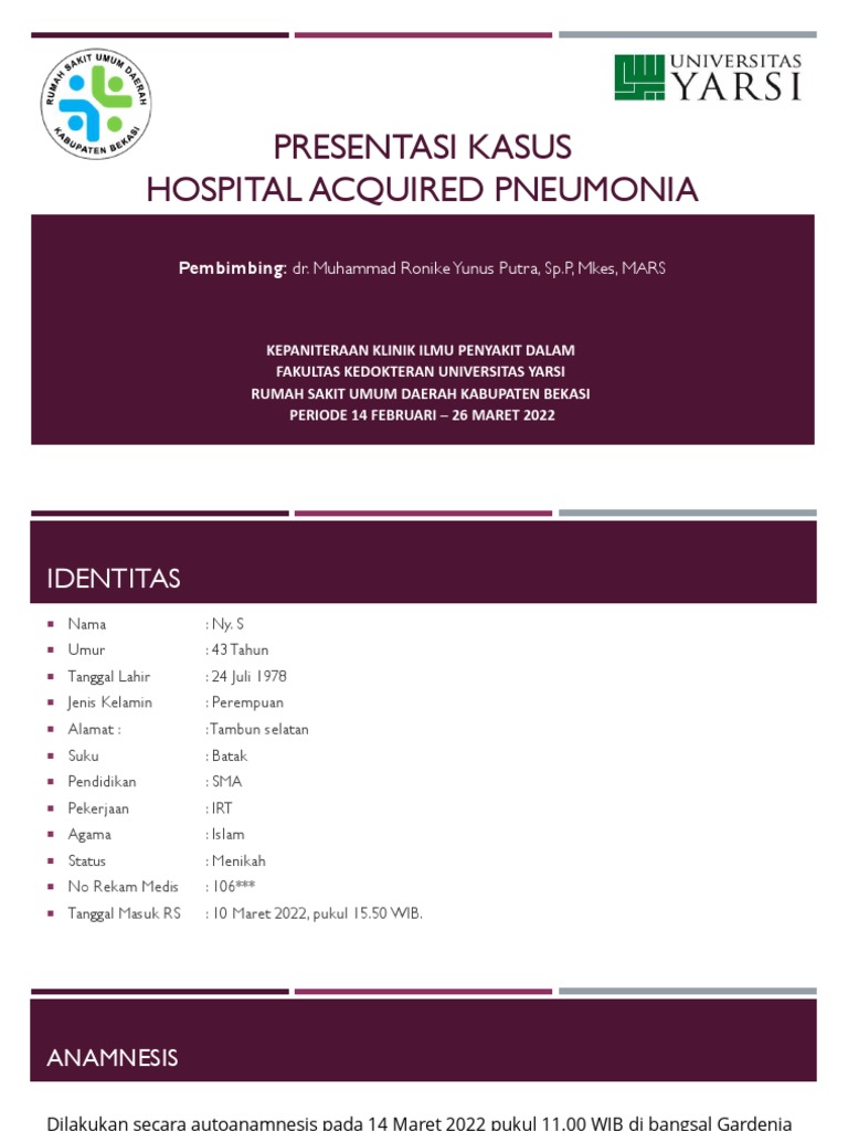 Laporan Kasus Pneumonia | PDF