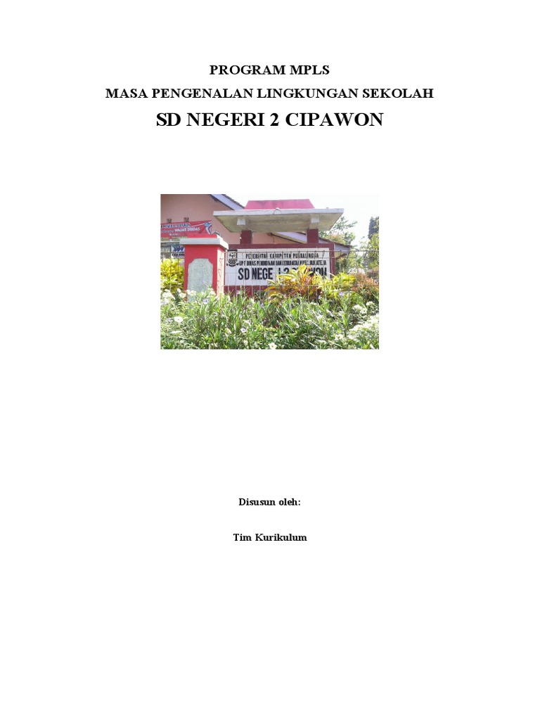 Program Mpls 2021 SD Negeri 2 Cipawon | PDF