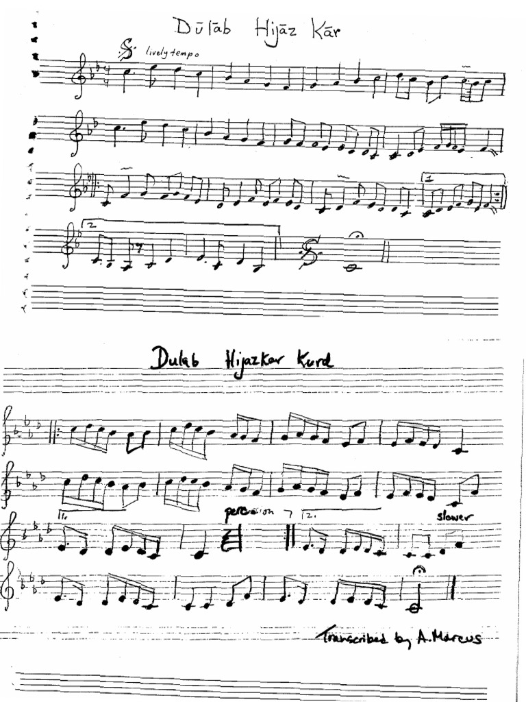 Dulab Hijaz Kar-Hijaz Kar Kurd-Marcus | PDF