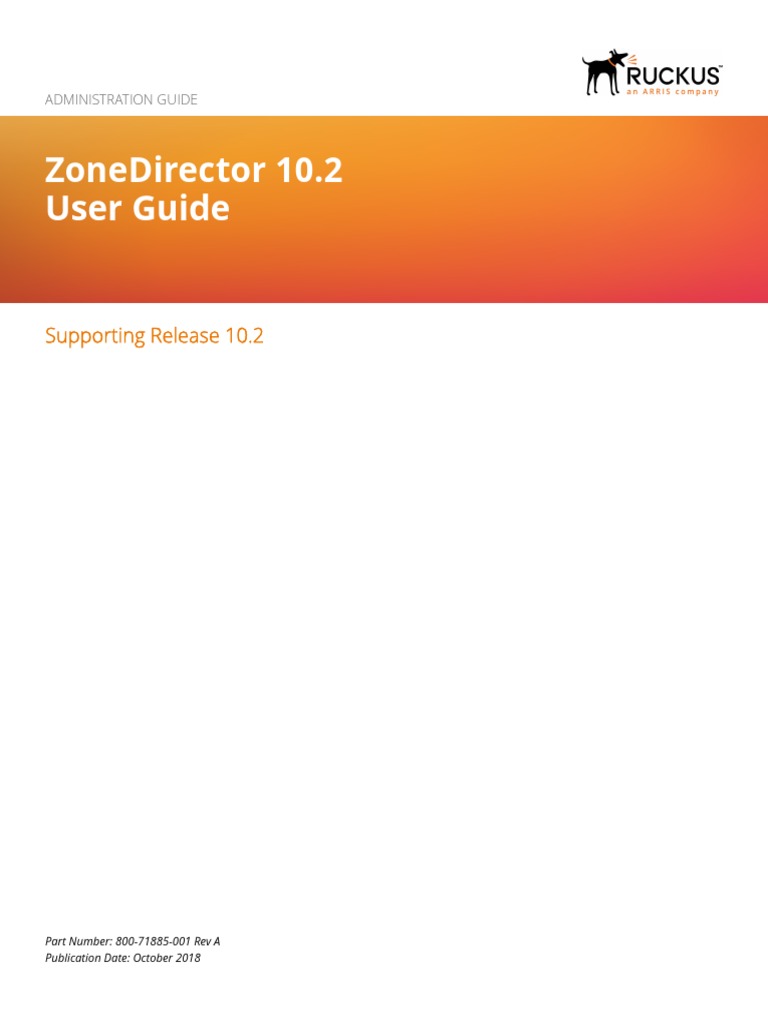 ZoneDirector 10.2 UserGuide RevA 20181010 | PDF | Wireless Lan ...