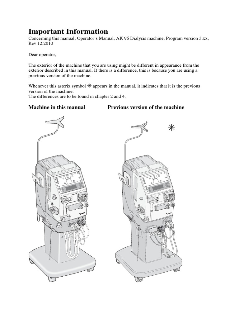 Ak 96 Compressed | PDF | Hemodialysis | Sensor