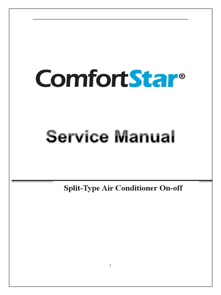 Service Manual For CSA, CHA | PDF | Air Conditioning | Heat Exchanger