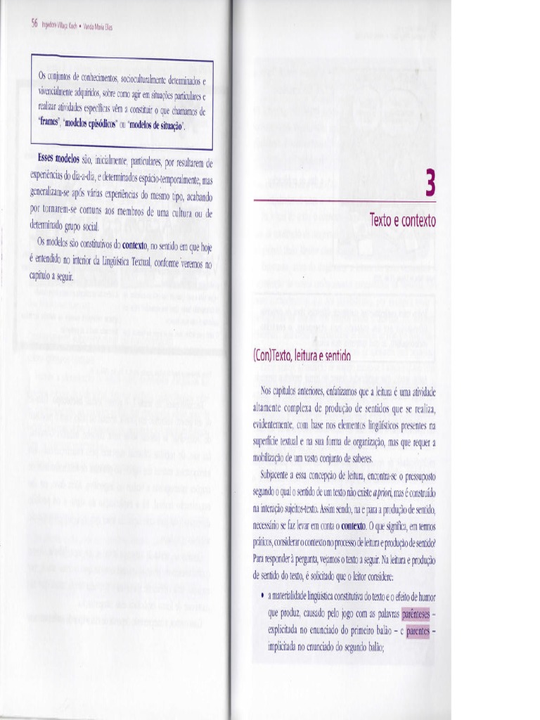 Capítulo 3 - Ler e Compreender | PDF