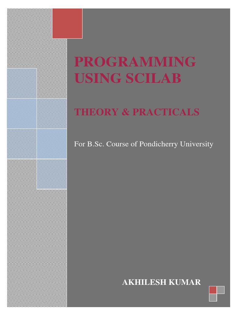 Scilab Book Akhilesh | PDF | Matrix (Mathematics) | Vector Space