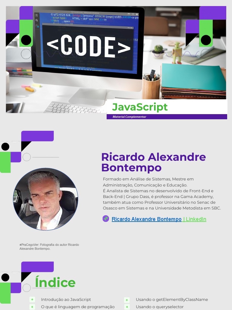 JavaScript: Introdução e principais métodos do DOM | PDF | Script Java ...