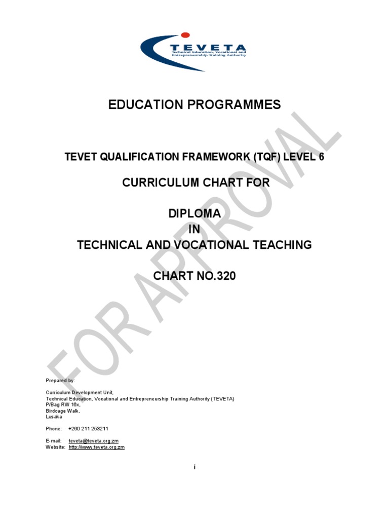 Draft Chart - Diploma in Technical and Vocational Teaching (23.12.2014 ...