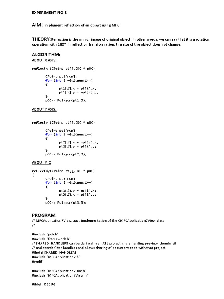 CG Exp 8 | PDF | Computer Engineering | Software Development