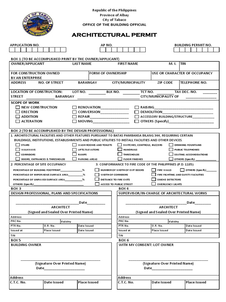 Architectural Permit | PDF