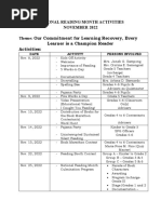 Accomplishment Reports of OIC - Sample Template | PDF