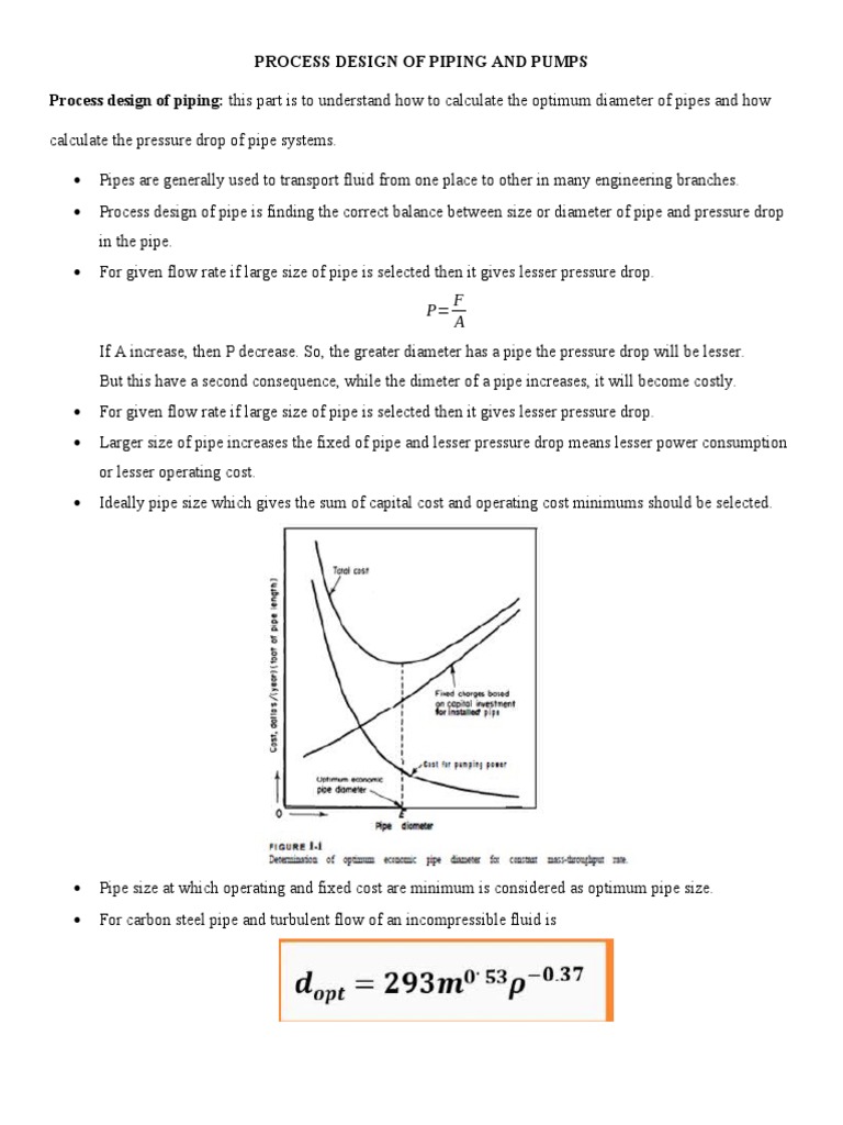 Lec01 Process design of pipe Process Equipment Design Chemical ...