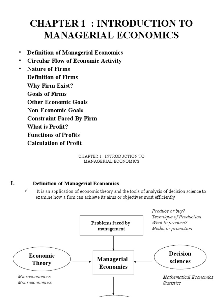 Understanding Profit in Managerial Economics | PDF | Economics | Profit ...