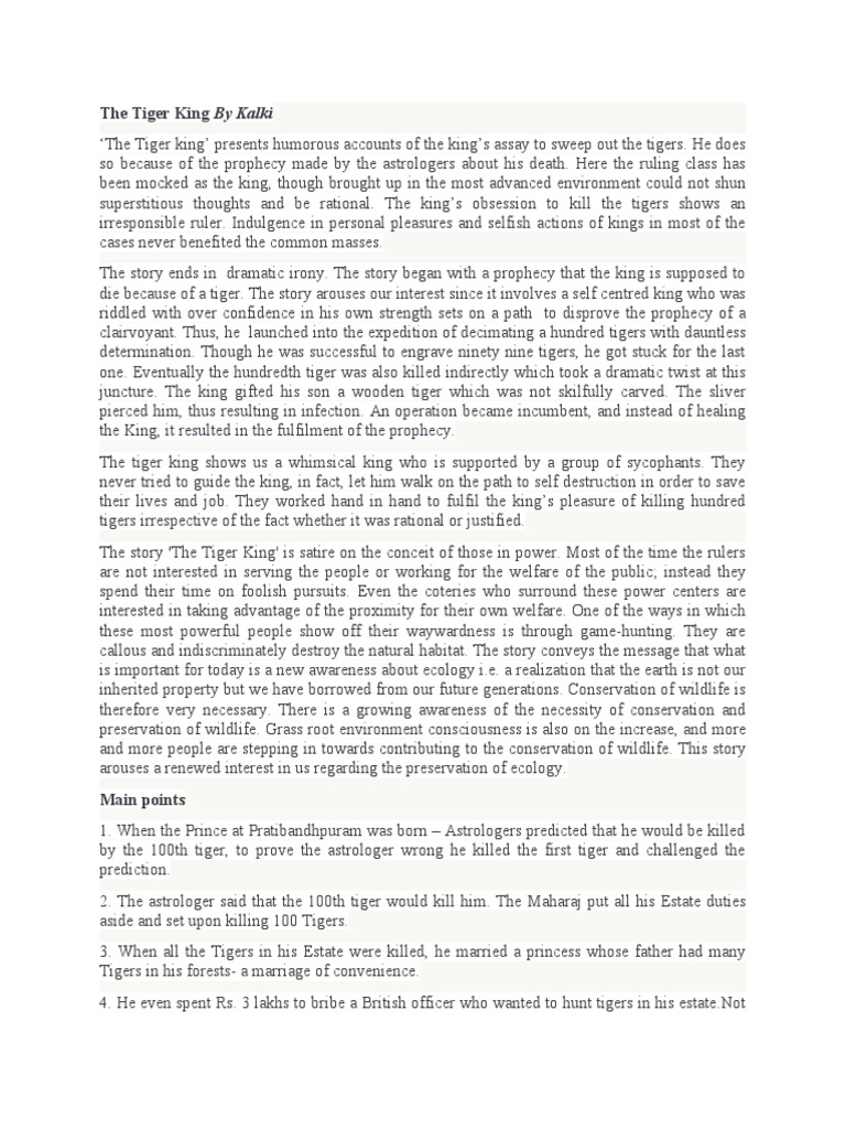 Tiger King | PDF | Astrology | Tiger