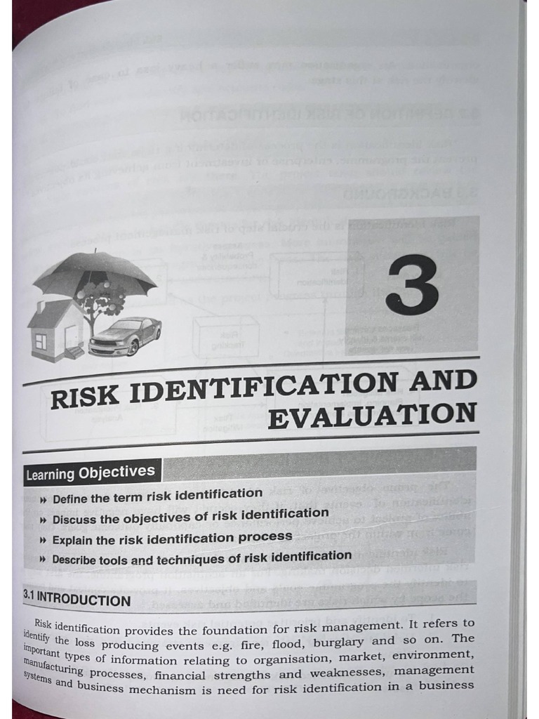 Risk Identification and Evaluation | PDF