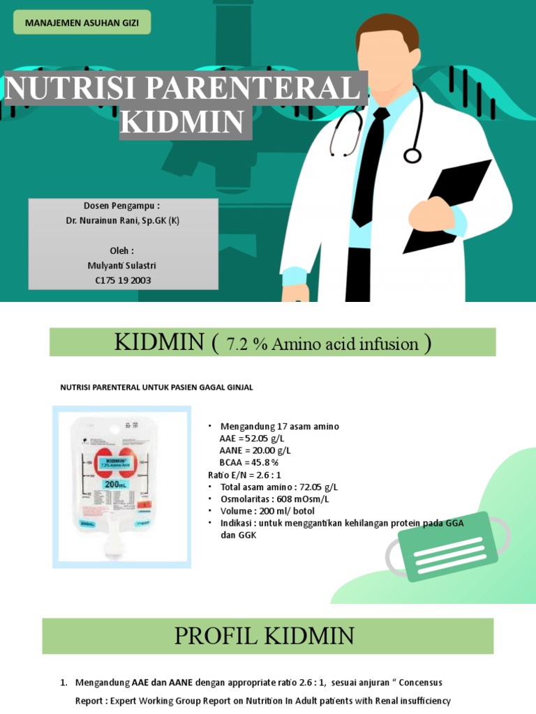 Dna Kidmin - Nutrisi Parenteral | PDF