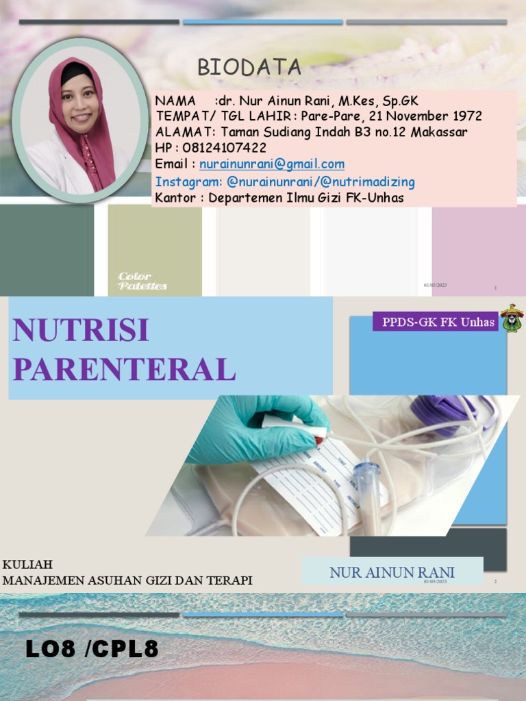 Nutrisi Parenteral | PDF