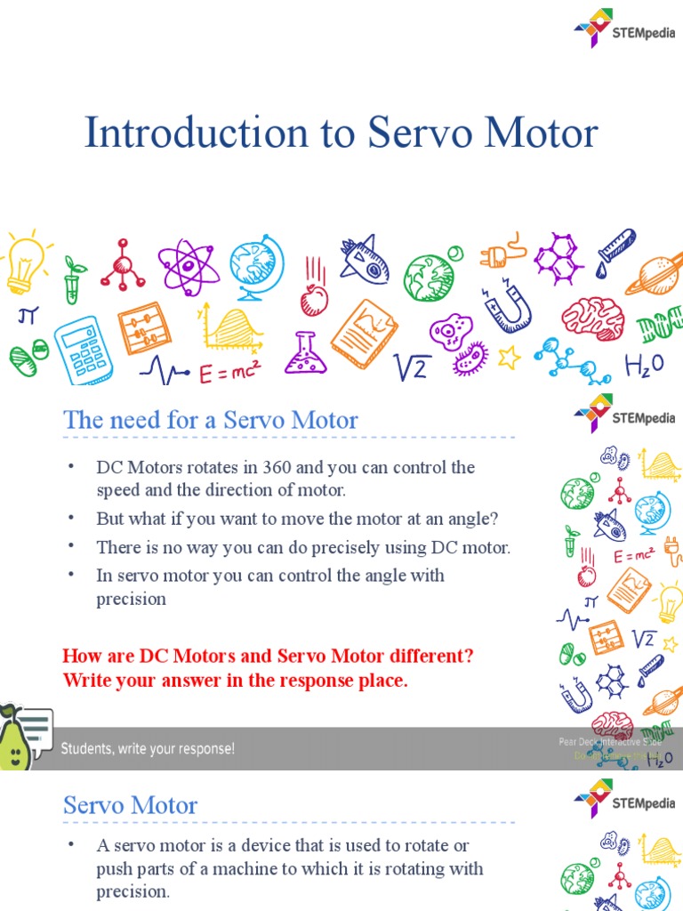 Introduction To Servo Motors Pdf Electric Motor Servomechanism