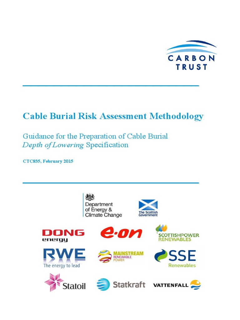 Cable Burial Risk Assessment Guidance | PDF | Offshore Wind Power ...