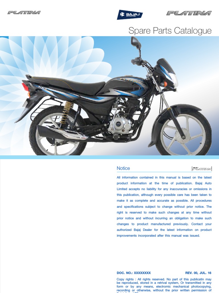 Platina 100 Es & Ks Ug - SPC 2017 | PDF | Clutch | Manufactured Goods