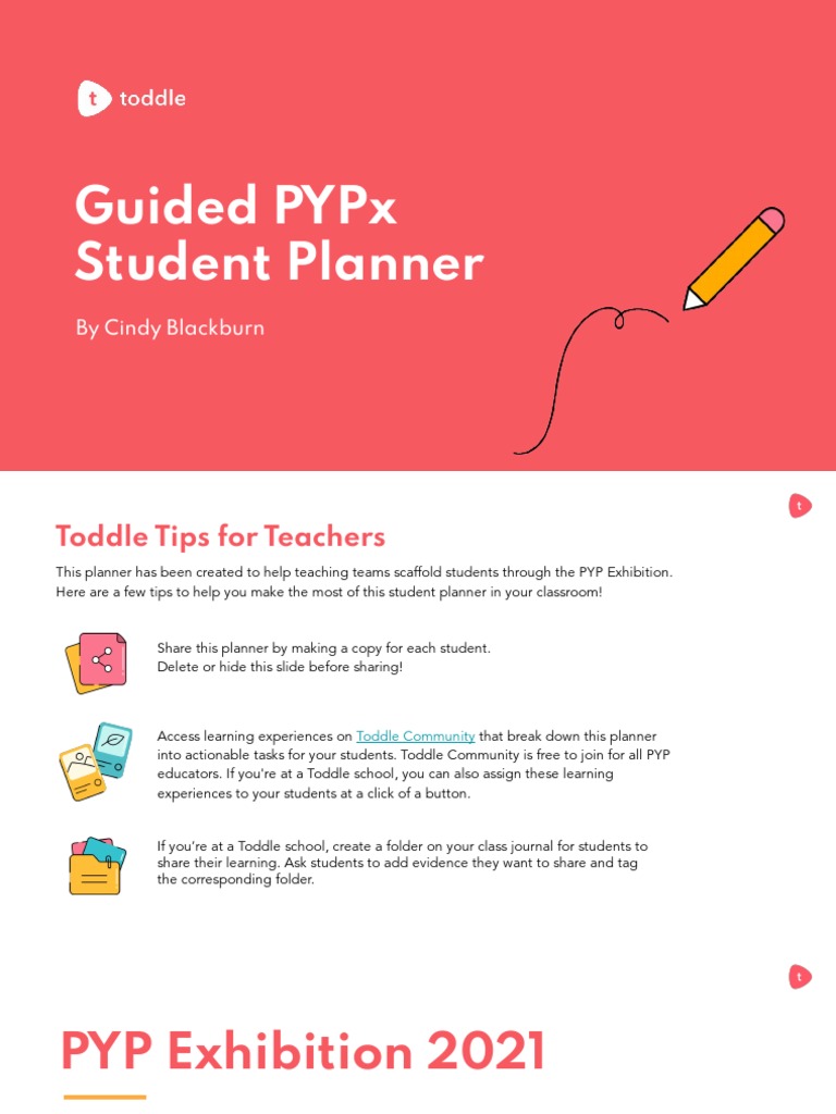 Guided PYPx Student Planner | PDF | Goal | Idea