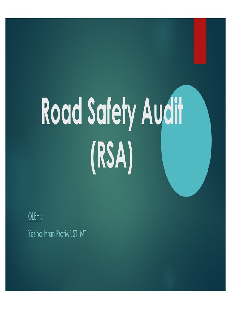 Sistem Transportasi 6 - (Road Safety Audit) | PDF