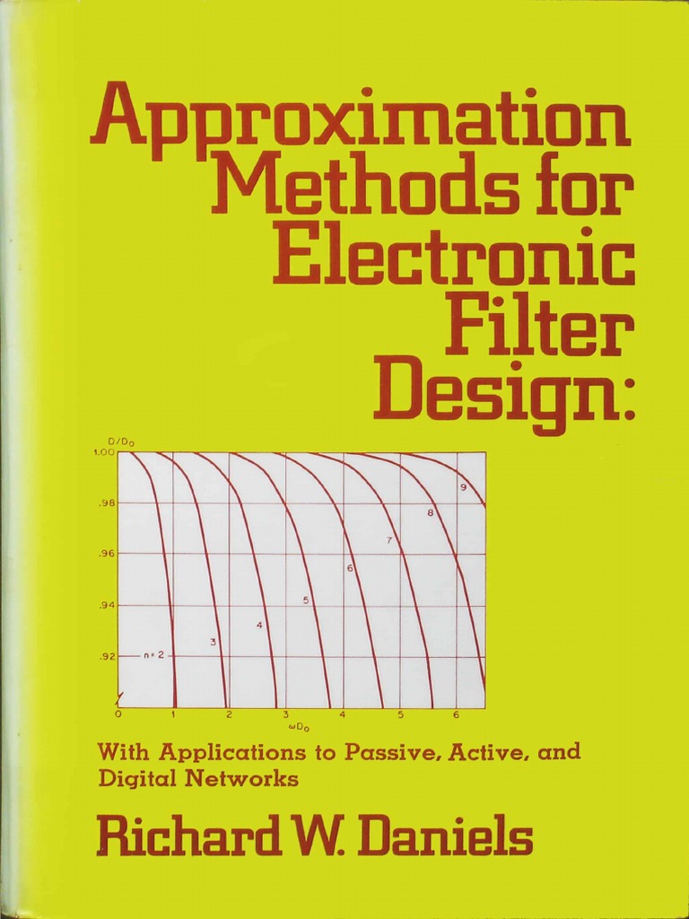 Approximation Methods For Electronic Filter Design Daniels Richard W Pdf Electronic Filter