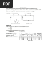 Exp 4 - Galvanometer Resistance - Half Deflection Method | PDF | Electromagnetism | Electricity