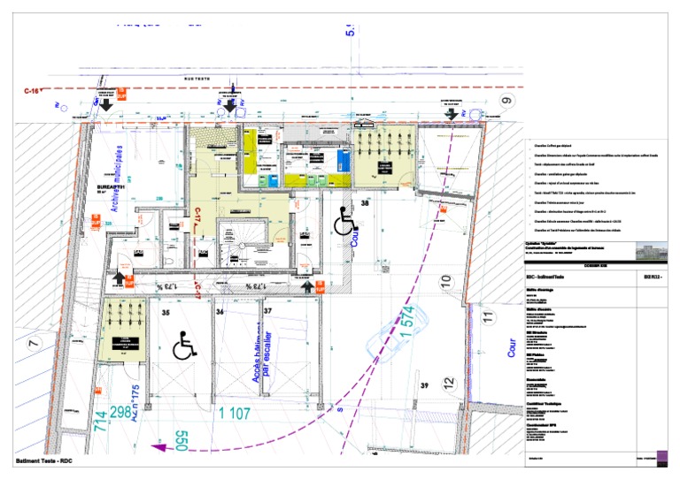 EXE PL12 - RDC - Batiment Teste | PDF