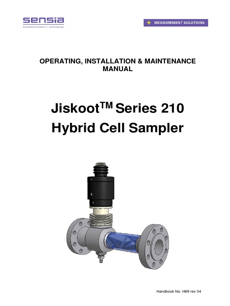 JISKOOT Hybrid Cell Sampler Manual | PDF | Valve | Actuator
