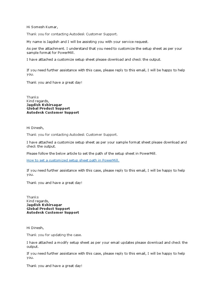 Custom PowerMill Setup Sheet Download | PDF | Application Software ...