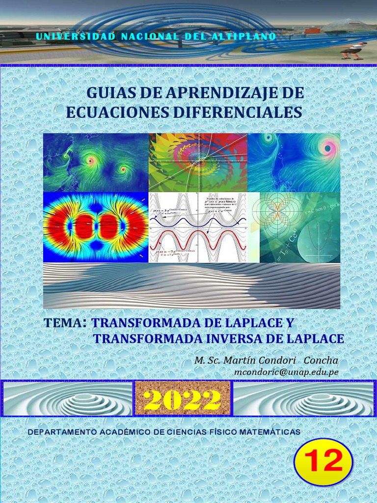 GUIAS 12 Transforma Laplace Transformada Inversa Laplace 2020 I | PDF ...