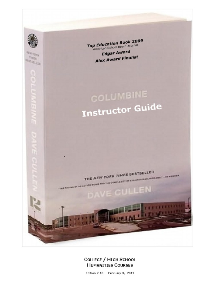Columbine Instructor Guide Teacher's Guide | PDF | Adolescence | Major Depressive Disorder